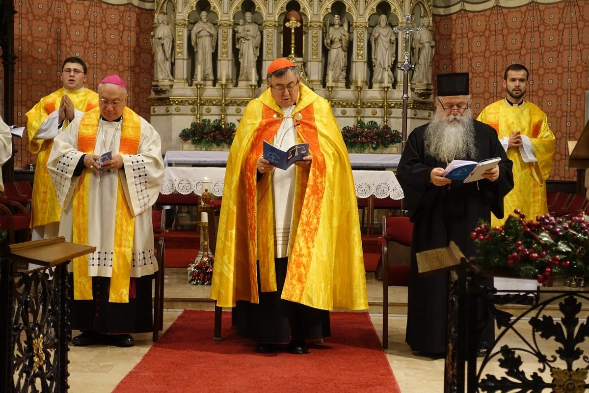 Ekumenska služba riječi u sarajevskoj katedrali na početku Molitvene ...
