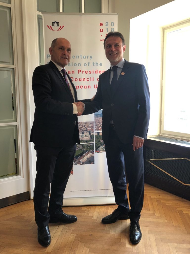 Predsjednik Sabora Jandroković i predsjednik Nacionalnog vijeća ...