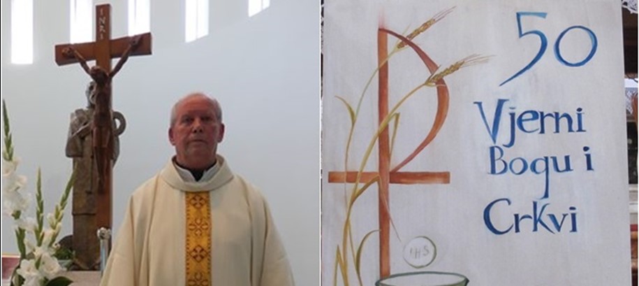 Vlč. Ante Rotim proslavio zlatnu misu - IKA