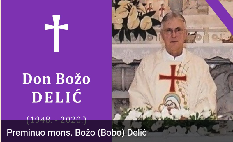 Preminuo don Božo Delić - IKA