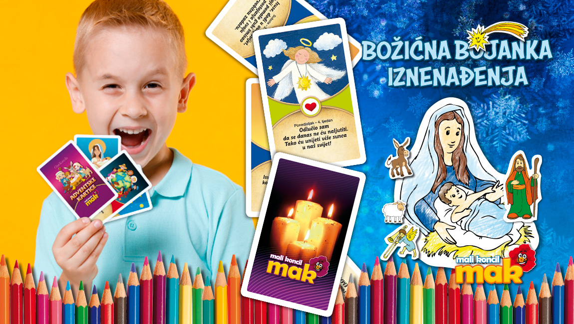 Bojanka i kartice za advent i Božić - IKA