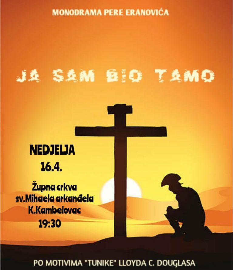 Izvedba monodrame „Ja sam bio tamo“ – IKA