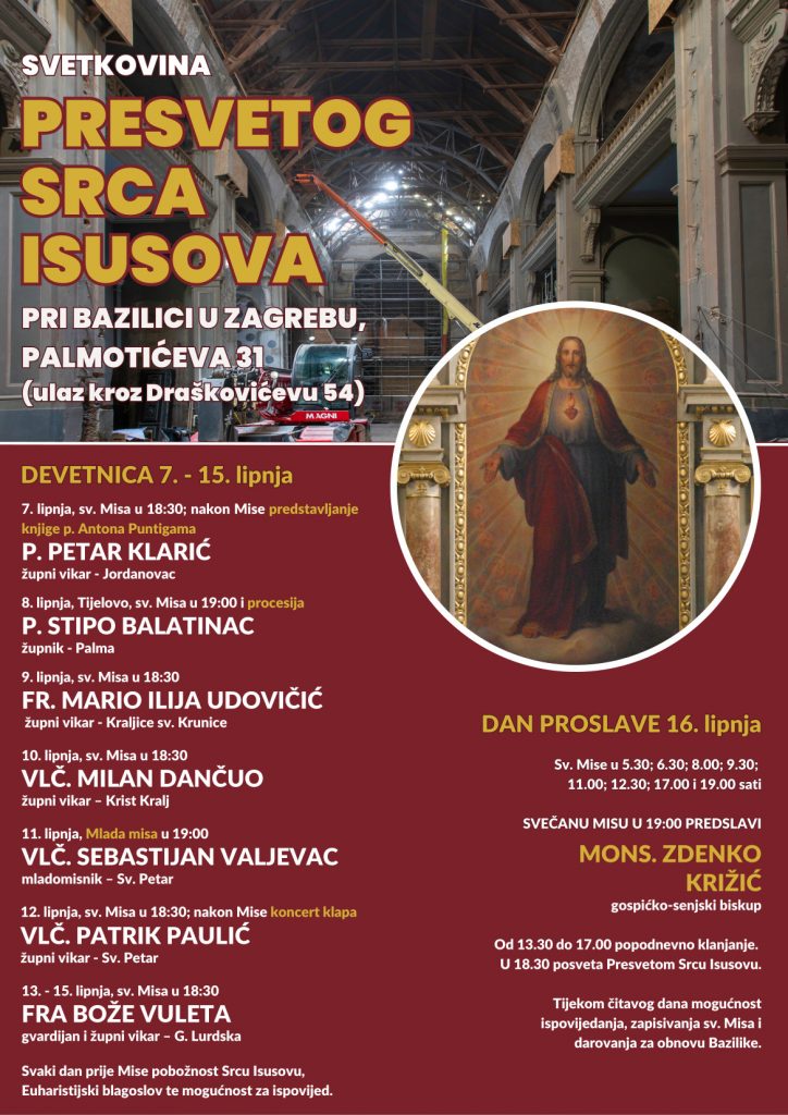 Devetnica i proslava svetkovine Presvetog Srca Isusova – IKA