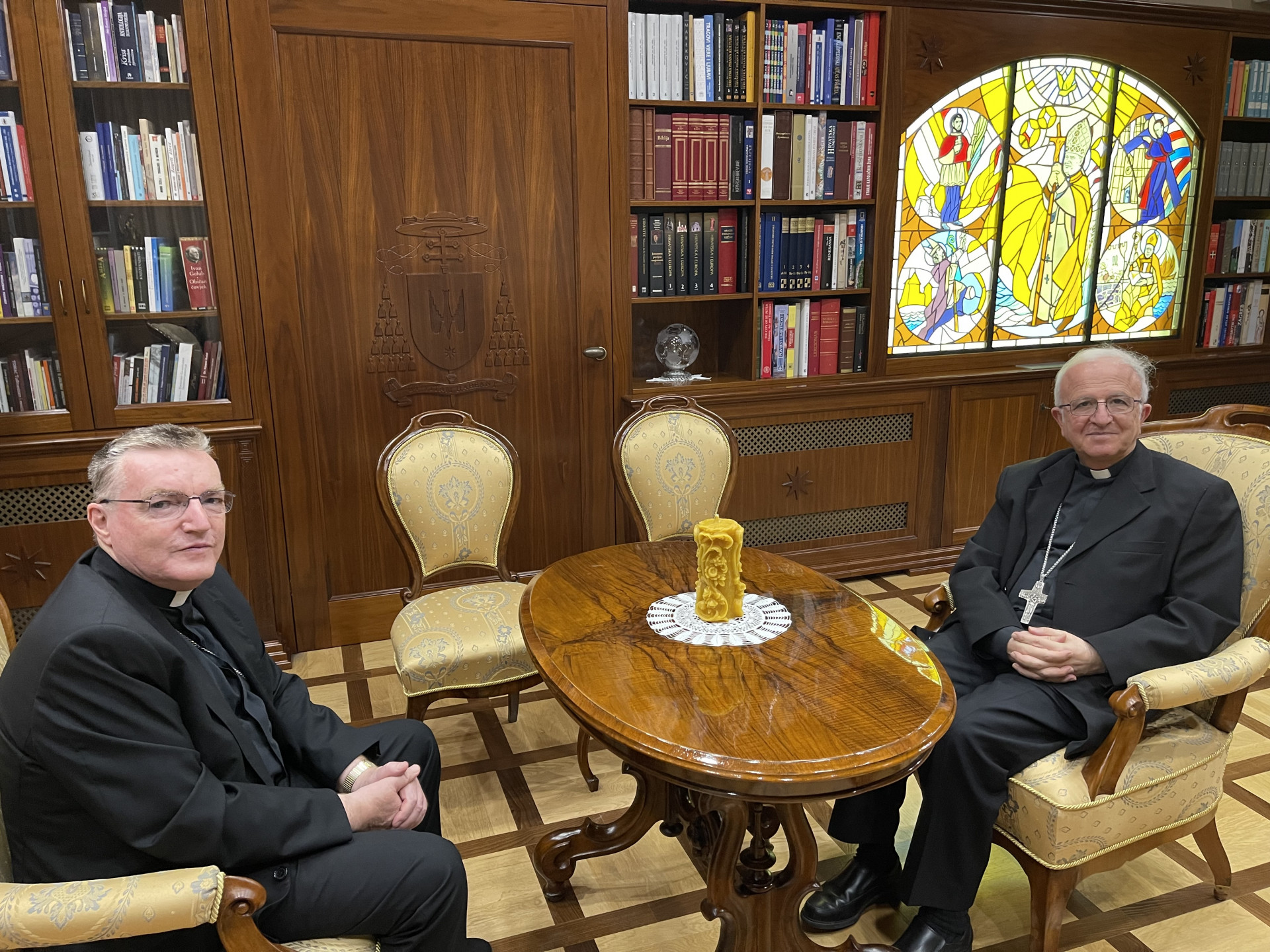 Kardinal Bozanić primio mons. Shomalija - IKA