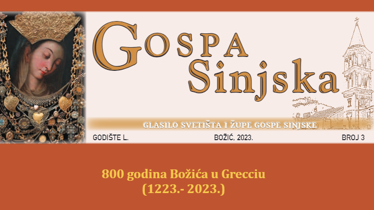 Božićni broj lista „Gospa Sinjska“ - IKA